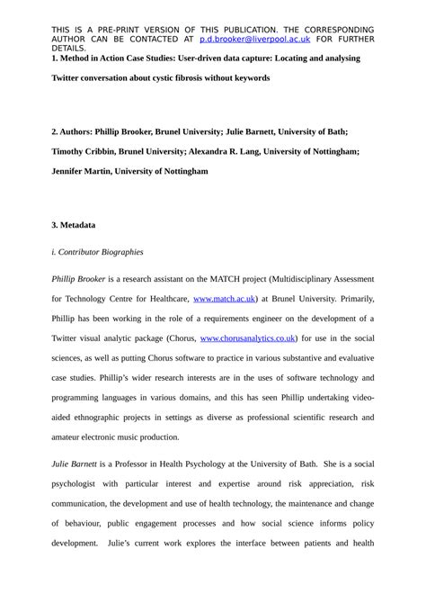 Pdf Sage Research Methods Cases