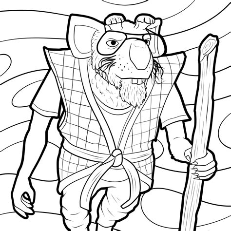 Mutant Ninja Turtles Printable Coloring Pages