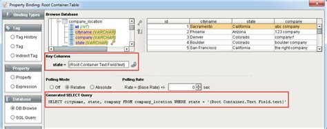 Db Browse Binding Ignition User Manual