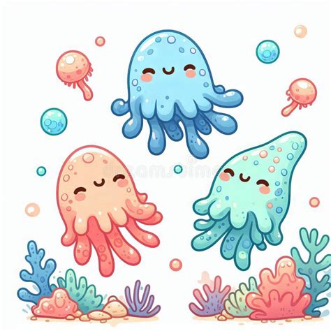 Sea Squirts Underwater Stock Illustration Illustration Of Vibrant