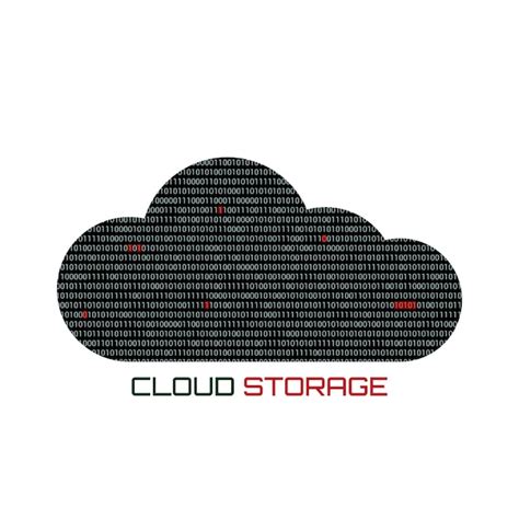 Premium Vector The Vector Logo Of The Cloud Storage Service Is A