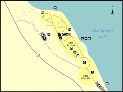 Find A Site Okanagan Lake South Provincial Park Discover Camping