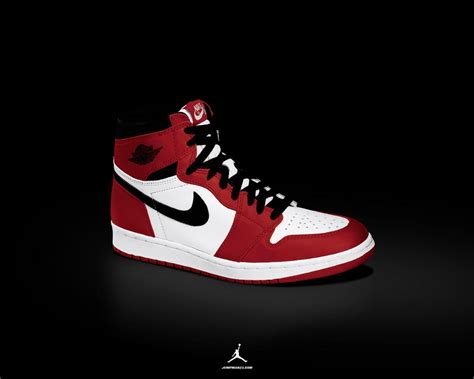Red Jordan Logo Wallpaper