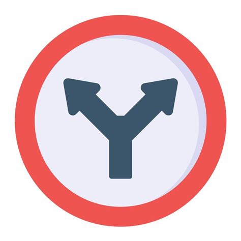 Premium Vector Y Intersection Flat Illustration
