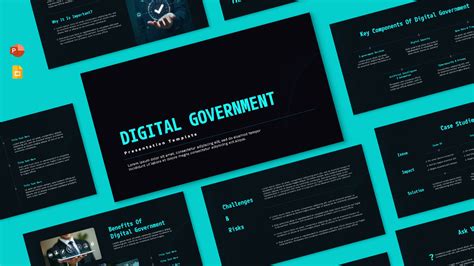 Digital Government Presentation Template for PowerPoint & Google Slides - SlideKit