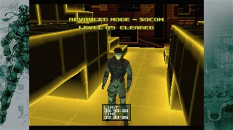 Mgs1 Integral Vr Training｜advanced Mode Socom（time Attack） Lv 1〜5