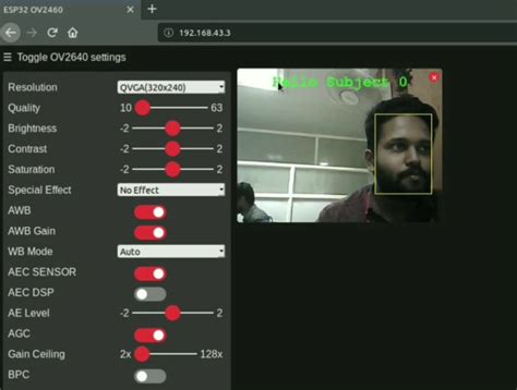 Esp32 Cam Video Streaming And Face Recognion In A Tiny