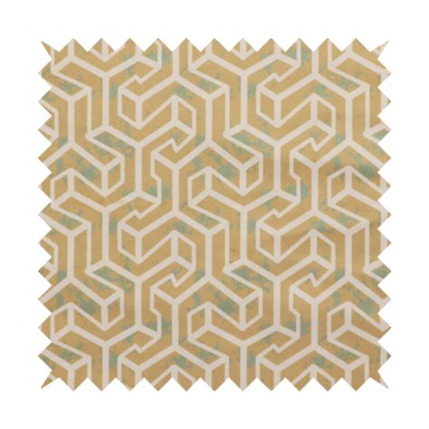 Labyrinth Maximalist Beige Upholstery Fabric Yorkshire Fabric Shop