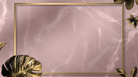 Gold Leaf Texture Plant Gold Simple Nature Powerpoint Background For Free Download Slidesdocs