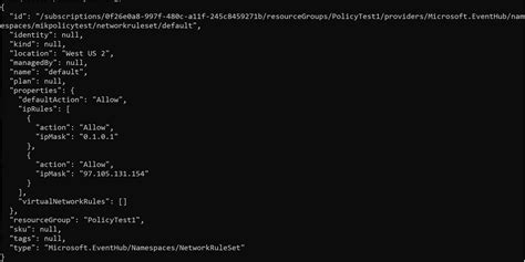Alias Request Microsofteventhubnamespacesnetworkruleset
