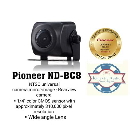 Pioneer Nd Bc8 Universal Rear View Camera Shopee Malaysia