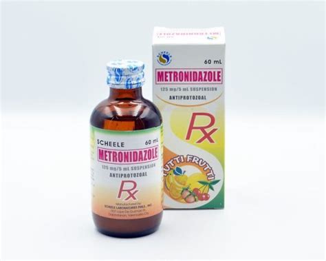 Metronidazole 125mg 5ml Suspension 60ml Think Health