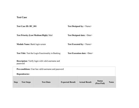 43 Test Case Templates Examples From Top Software Companies Templatelab