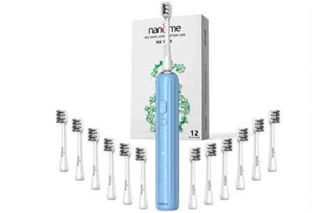 Электрическая зубная щетка Nandme Nx7000 с комплектом из 12 насадок всего за 30 долларов — акция