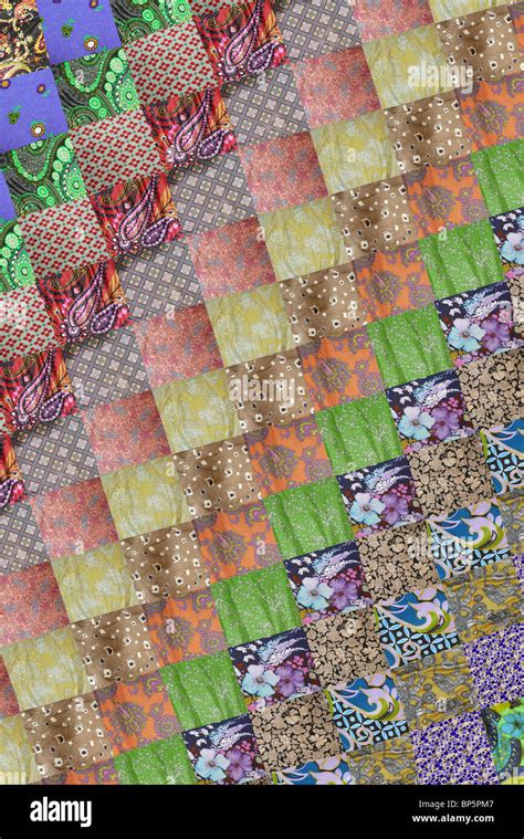 Patchwork Square Pattern Stock Photo Alamy