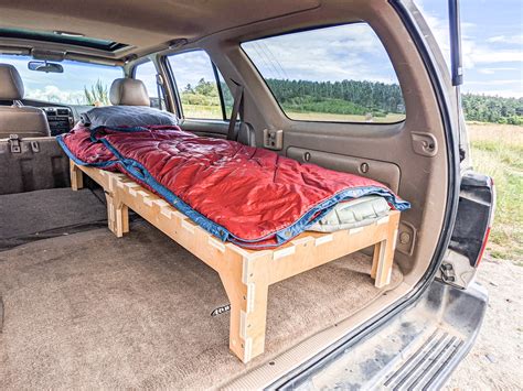 Elevated Sleeping Platform For Van And Car Camping The Basic Bunk Etsy