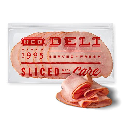 H E B Deli Lower Sodium Honey Ham Sandwich Sliced Shop Meat At H E B