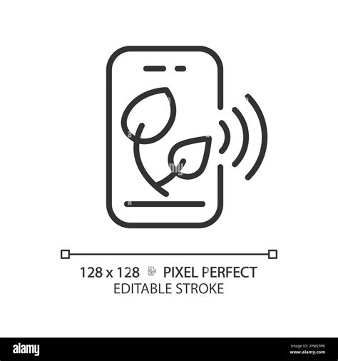 Smart Farming App Linear Icon Stock Vector Image And Art Alamy