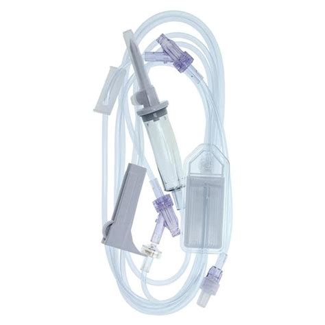 Primary Iv Administration Set Caresite Gravity 2 Ports 15 Drops Ml Drip Rate 0 2 Micron Filter