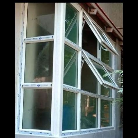 UPVC TOP HUNG WINDOW CUM FIXED PARTITION At Sq Ft Unplasticized Polyvinyl Chloride Fixed