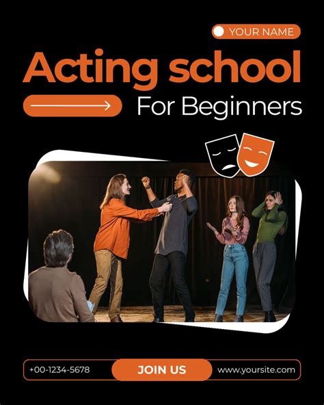 Acting Class Flyer