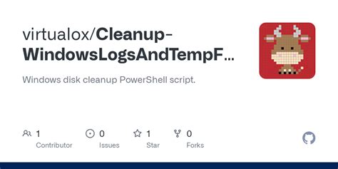 Github Virtualoxcleanup Windowslogsandtempfilesps1 Windows Disk