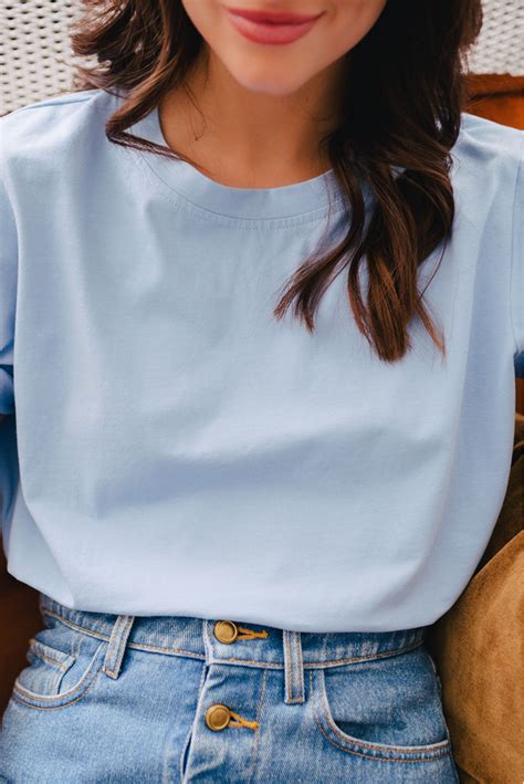 Logan Sky Blue T Shirt