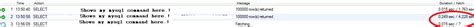 Php To Get Mysql Query Execution Time In Query Stack Overflow