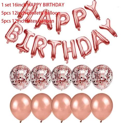 Воздушный шар «С Днем Рождения конфетти золотой шар Parti украшение на день рождения шар цвета