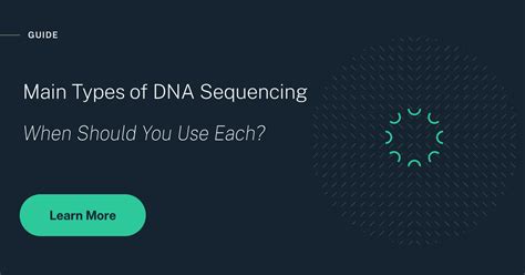 Types Of Dna Sequencing When Should You Use Each