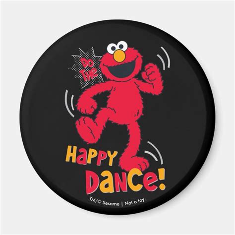 Elmo Do The Happy Dance Magnet Zazzle