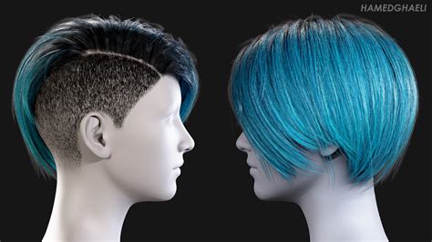 Artstation Real Time Hair For Aaa Games Tutorial Full Process