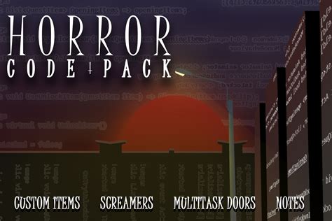 Horror Code Pack 패키지 Unity Asset Store