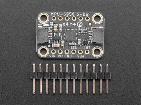 Adafruit Mpu 6050 6 Dof Accel And Gyro Sensor Stemma Qt Qwiic The Pi Hut