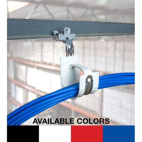 4 Inch High Performance J Hooks Standard Mount White 25pk