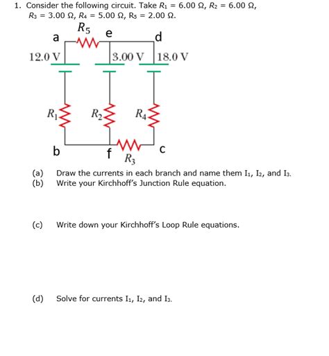 Consider The Following Circuit Take