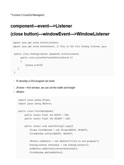 Gui Notes Pdf Class Computer Programming Typefaces