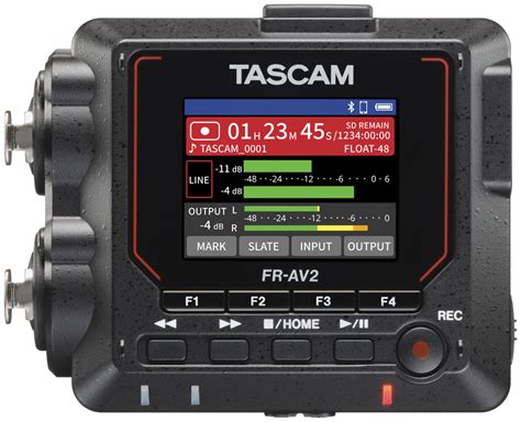 Tascam Fr Av2 Compact 32 Bit Float Field Recorder And Timecode