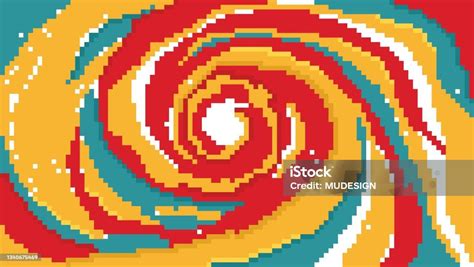 Spiral Pixel Art