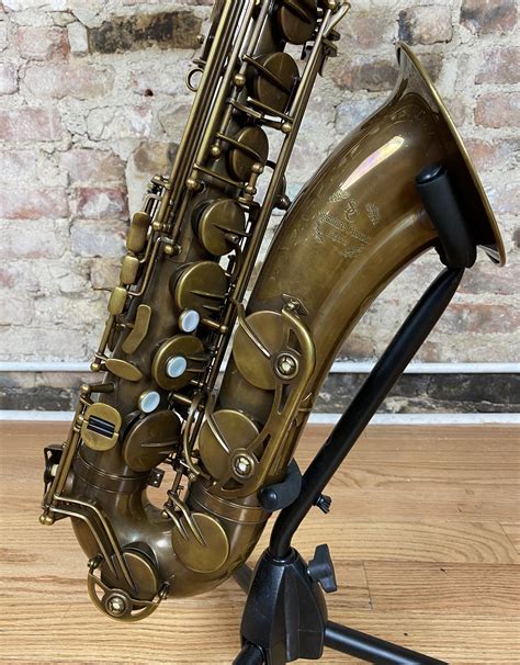Trevor James Signature Custom RAW Tenor Saxophone With High F JL Woodwind Repair