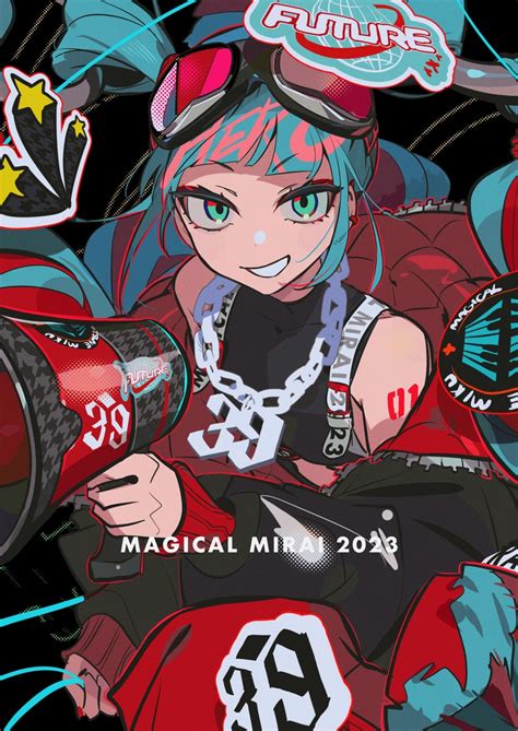 Hatsune Miku Magical Mirai Miku And Magical Mirai Miku Vocaloid And 1 More Drawn By Hassan