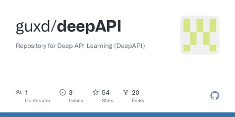 GitHub Guxd DeepAPI Repository For Deep API Learning DeepAPI