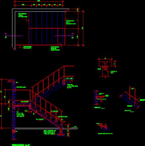 Steps Details DWG Section For AutoCAD Designs CAD