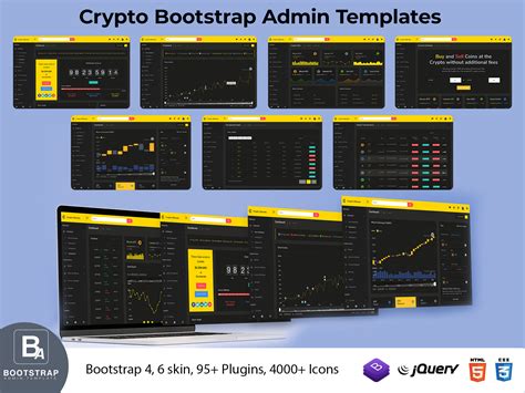 most powerful crypto admin templates with ui framework