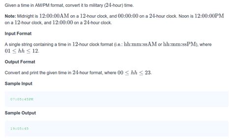 Converting Time From Ampm Format To Military Time In Python Stack