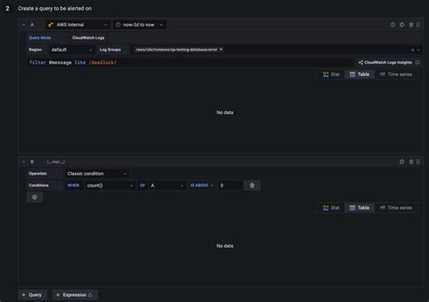Grafana 8 Alert On Cloudwatch Logs Not Working · Issue 36139
