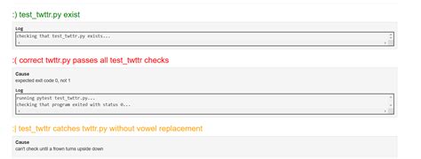 Python Testing My Twttr Error With Check50 Cs50p Pset 5 Stack