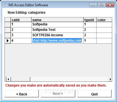 MS Access Editor Software Download Free Windows Softpedia