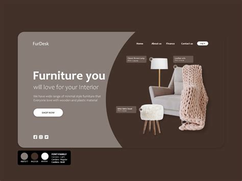furniture ecommerce ui by kashish ui and graphic designer on dribbble
