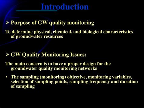 ppt optimal design of groundwater quality monitoring using entropy